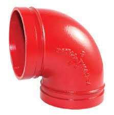 Asemin | Fitting Red Incendio Ranurado UL/FM Codo 90º Ranurado