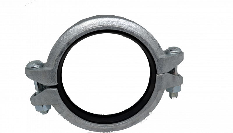 Asemin | Fitting Red Incendio Ranurado Galvanizado UL/FM Unión Rígi