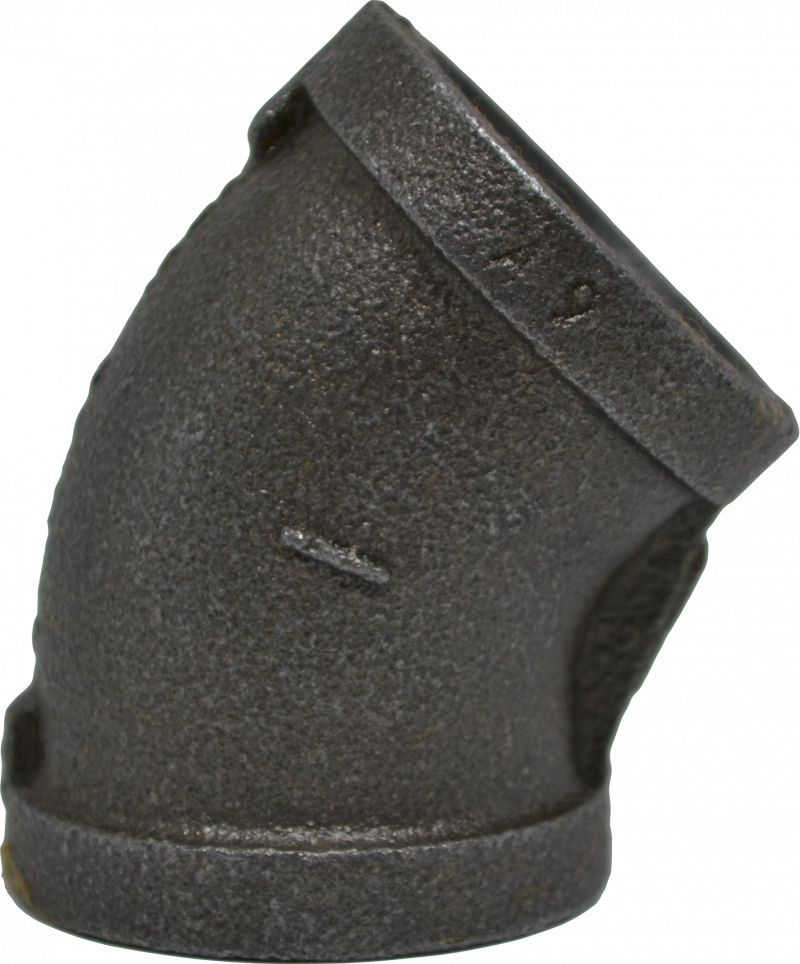 Asemin | Fitting Red Incendio Fitting A197 Clase 150 Negro Codo 45°